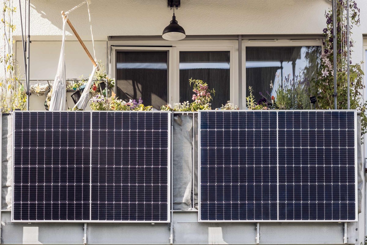 Balkon Solaranlagen: Solarstrom vom Balkon | HORNBACH