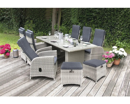 Dining Lounge bellavista - Home & Garden Rho XL Polyrattan | HORNBACH
