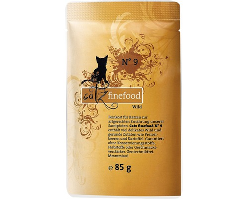 Katzenfutter nass Catz finefood No 9 Wild 85 g | HORNBACH