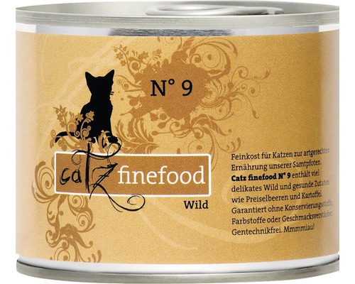 Katzenfutter nass Catz finefood No9 Wild 200 g | HORNBACH