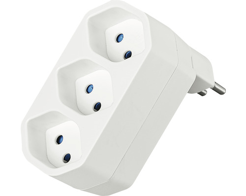 Mehrfachstecker Manta 3 x T13 Stecker T12 drehbar bis zu | HORNBACH
