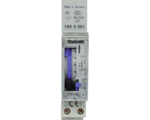 Theben Analoge Reiheneinbau-Schaltuhr SYN 160a 24h 1 TLE | HORNBACH Theben Analoge Reiheneinbau-Schaltuhr SYN 160a 24h 1 TLE | HORNBACH