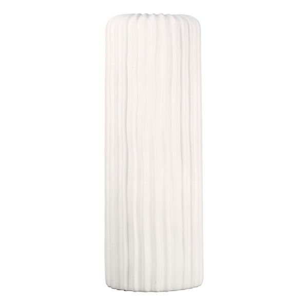 Vase GILDE Vasen Höhe 46cm weiß Keramik | HORNBACH