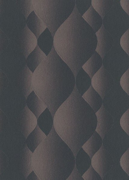 Erismann Tapete grafisches Motiv Dunkelgrau - 53 cm x 10.05 | HORNBACH