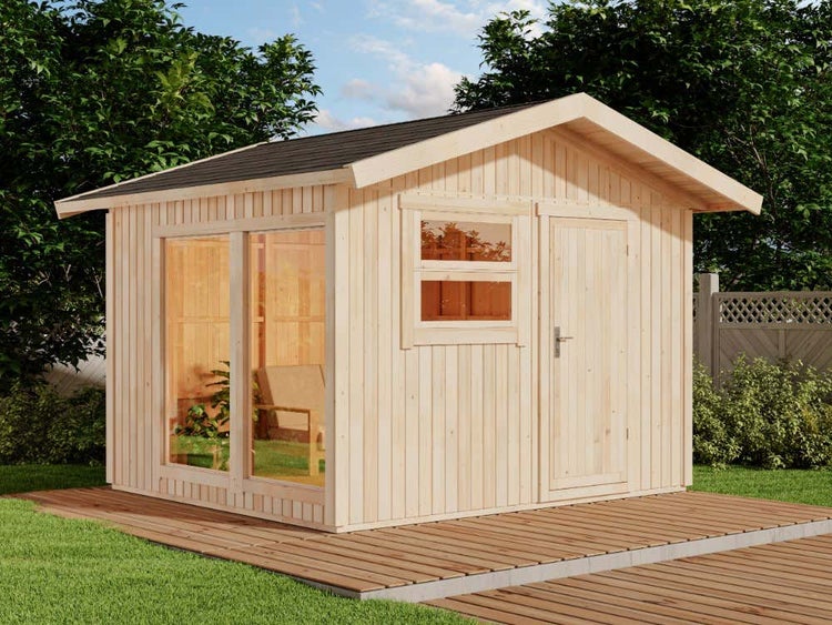 Alpholz Design Gartenhaus Polli Gartenhaus aus Holz, | HORNBACH