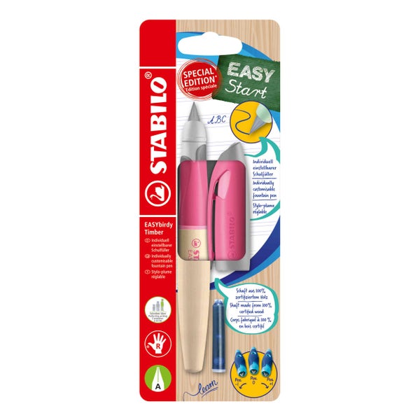 STABILO Füller EASYbirdy Timber in pink - inklusive | HORNBACH