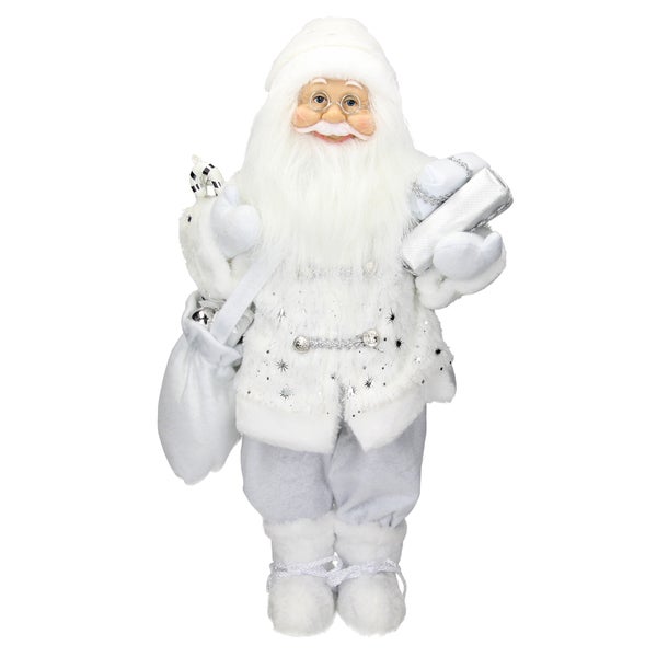 ECD Germany Weihnachtsmann aus Polyresin, 24 x 14 x 47 cm, | HORNBACH
