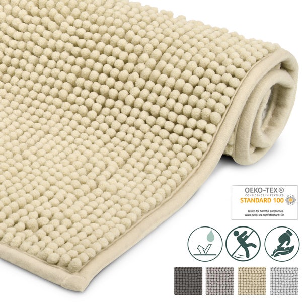 Beautissu BeauMare WR Vorleger Matte 50x80cm Natur | HORNBACH