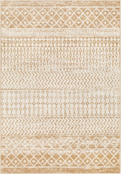 Skandinavischer Boho Teppich Elfenbein/Tan 120x170 cm MILA | HORNBACH