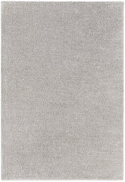 Hochfloriger Shaggy-Teppich Einfarbig Hellgrau 160x213 cm | HORNBACH