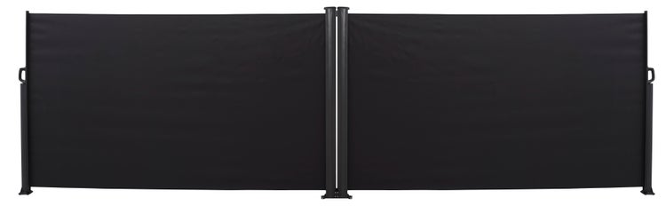 Kim Windschutz doppelt 6x 1,6 m schwarz. 600 X 8 X 160 cm | HORNBACH