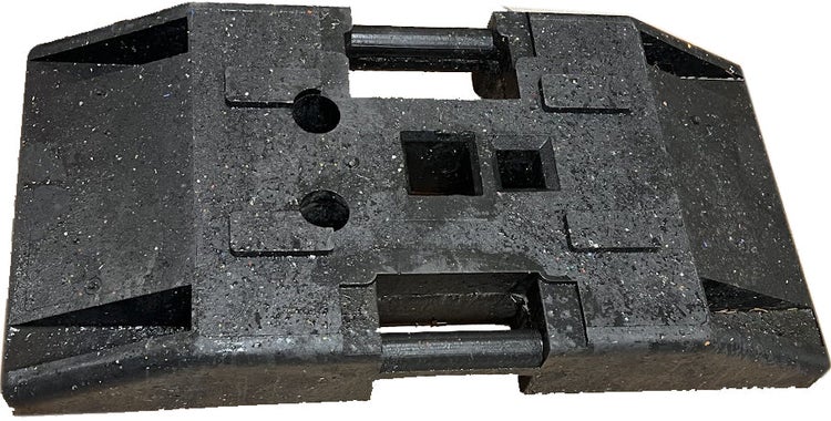 K1 ca. 30 kg schwere Fußplatte 100% Recycling für | HORNBACH