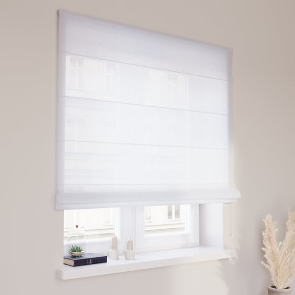 RAFFROLLO Romantica weiß, 120x160 cm | HORNBACH