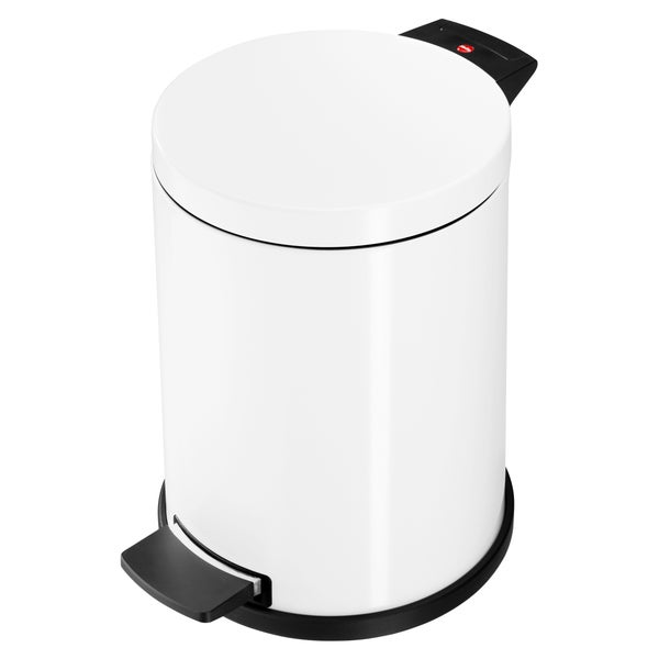 Hailo Solid M Tret-Mülleimer Weiß - Inneneimer verzinkt | HORNBACH