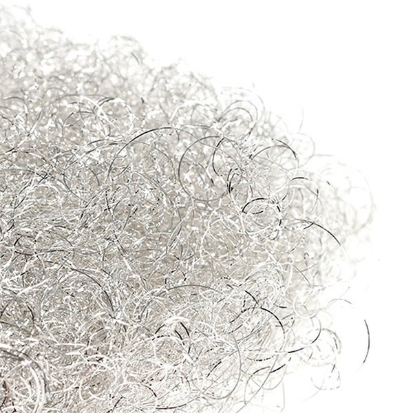 Lametta gelockt silber 50g Weihnachtsdeko Tannenschmuck | HORNBACH