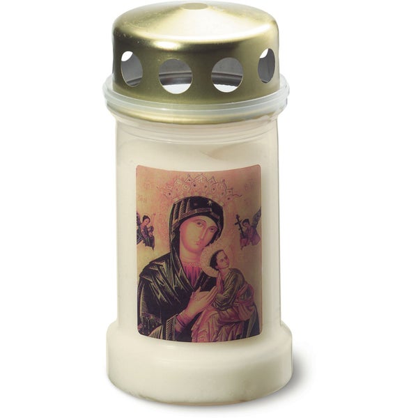 Grablicht mit Deckel Nr 3 - weiß - OL Vr. | HORNBACH