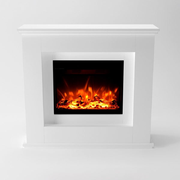 Glow Fire Elektrokamin 'Europa' | LED Standkamin in weiß | HORNBACH